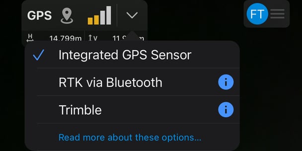 Connect PIX4Dcatch to the Pix4D supported RTK devices (iOS)
